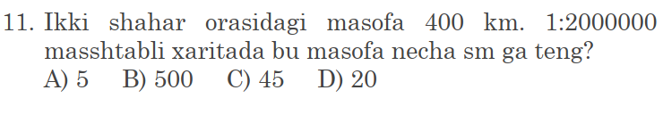 Blok testlar – Info-Master.uz