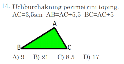 Blok testlar – Info-Master.uz